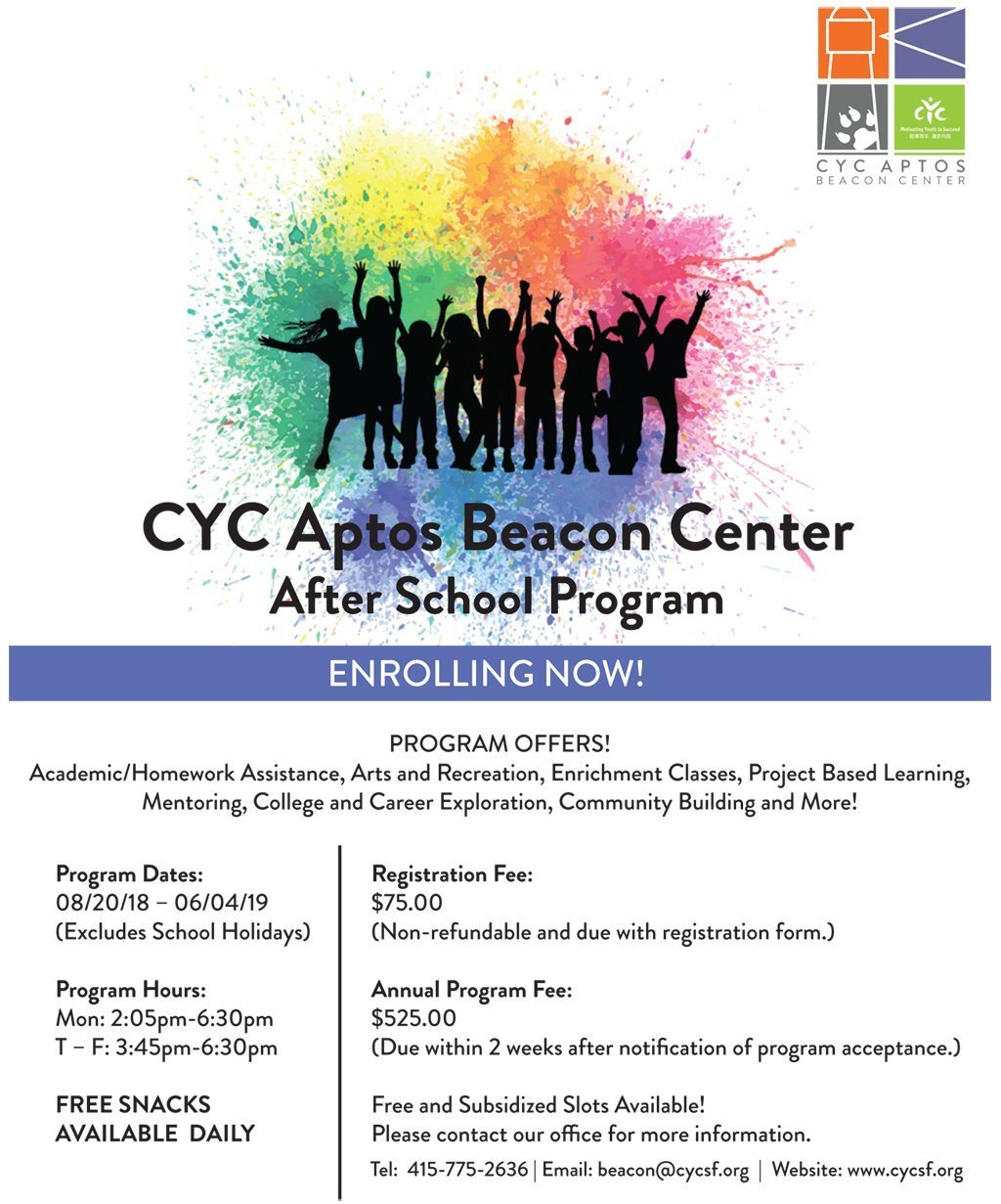 CYC Aptos Beacon Center’s After School Program Registration Is Now Open ...